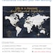 World Map Gift, Personalized Text, Customized Anniversary Gift for ...