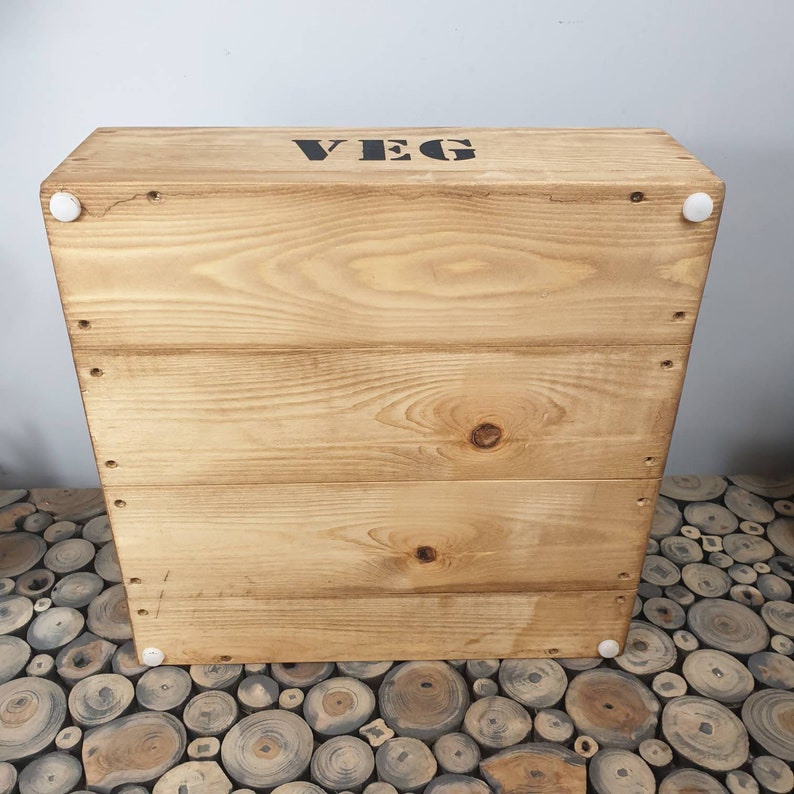 Rustic Vegetable Box Country Kitchen Vegetable Storage | Etsy