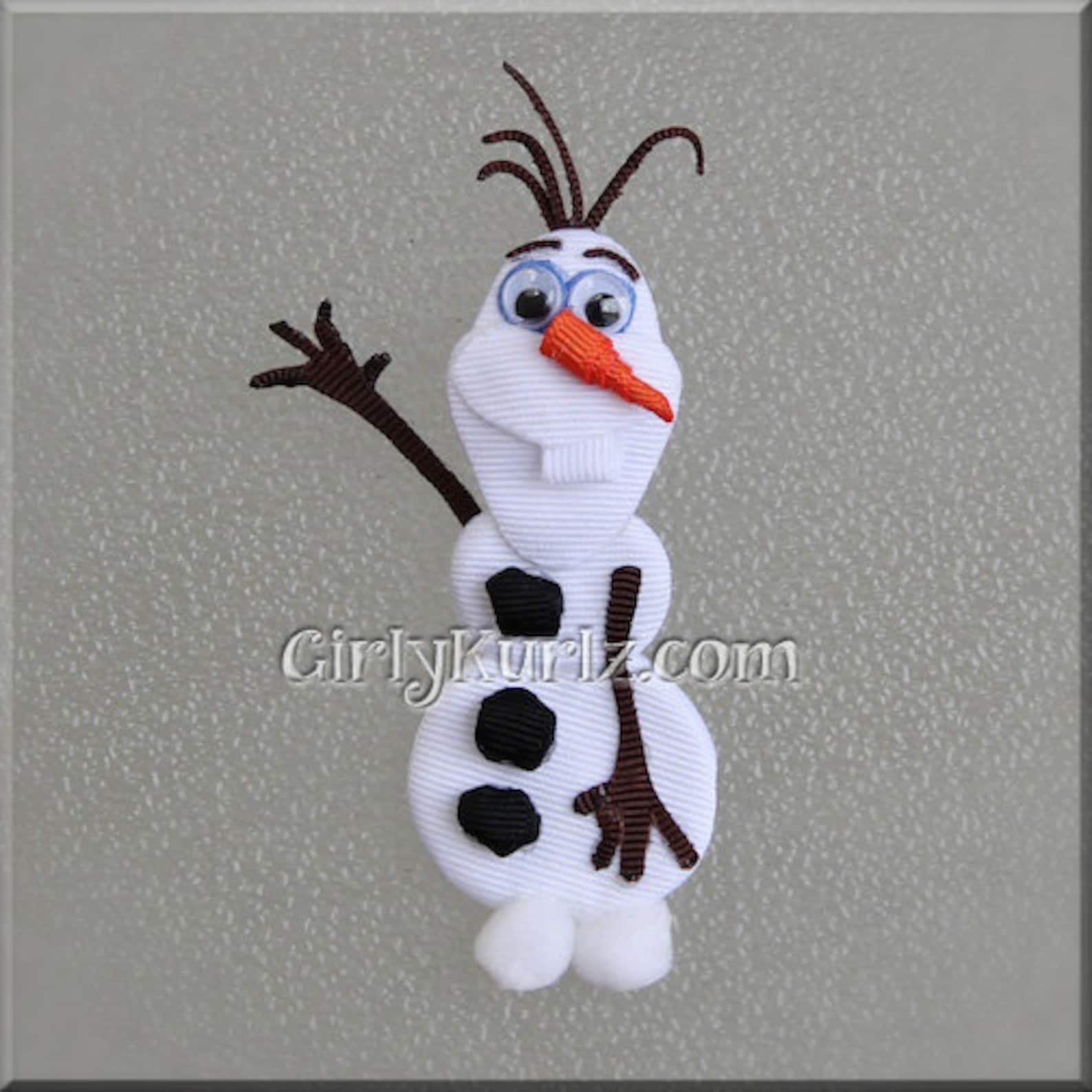 Olaf Headband Olaf Ribbon Sculpture Hair Clip Frozen Olaf - Etsy