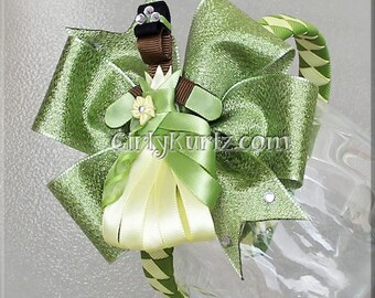 Princess Tiana Hair Bow - Etsy