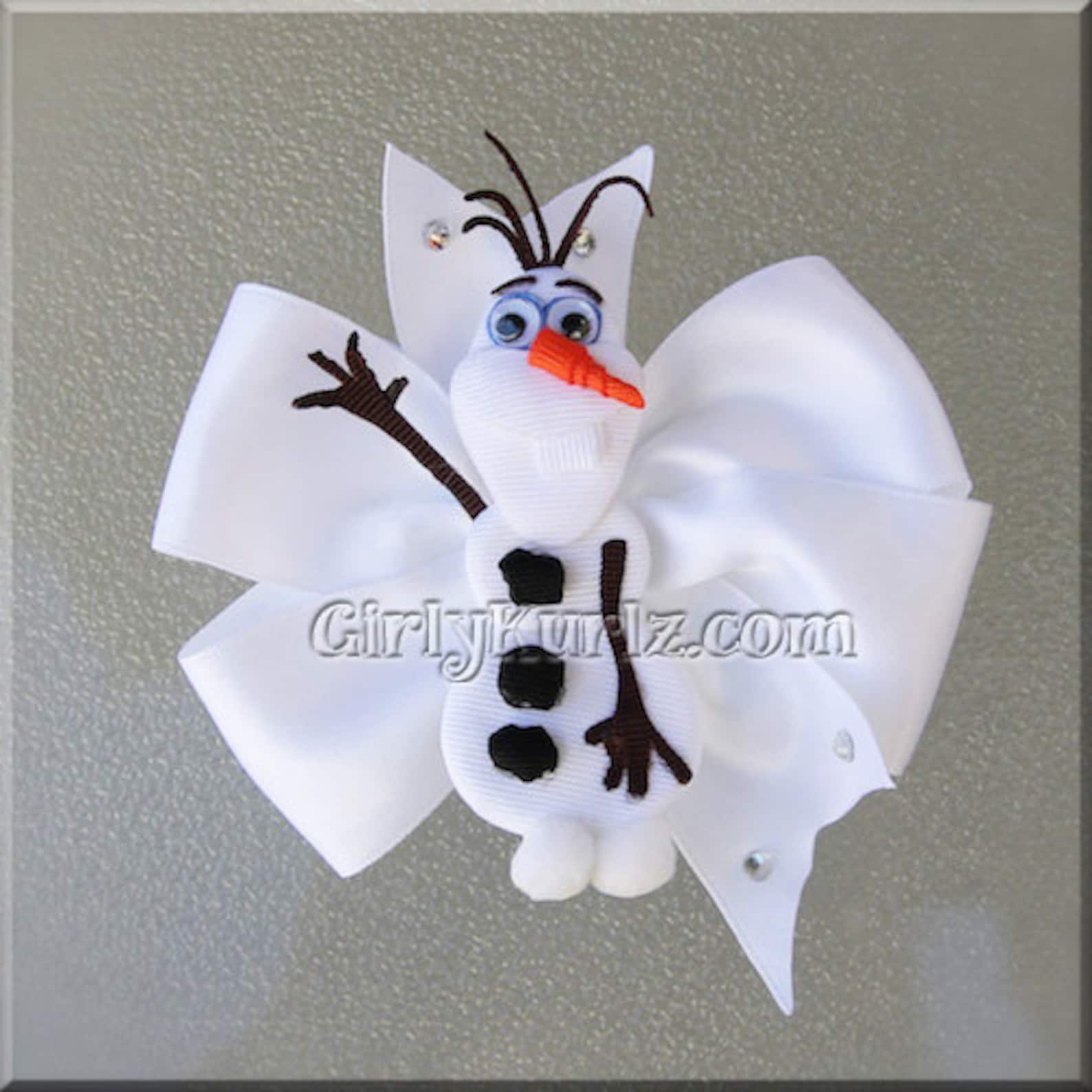 Olaf Headband Olaf Ribbon Sculpture Hair Clip Frozen Olaf - Etsy