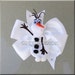 Olaf Headband Olaf Ribbon Sculpture Hair Clip Frozen Olaf - Etsy