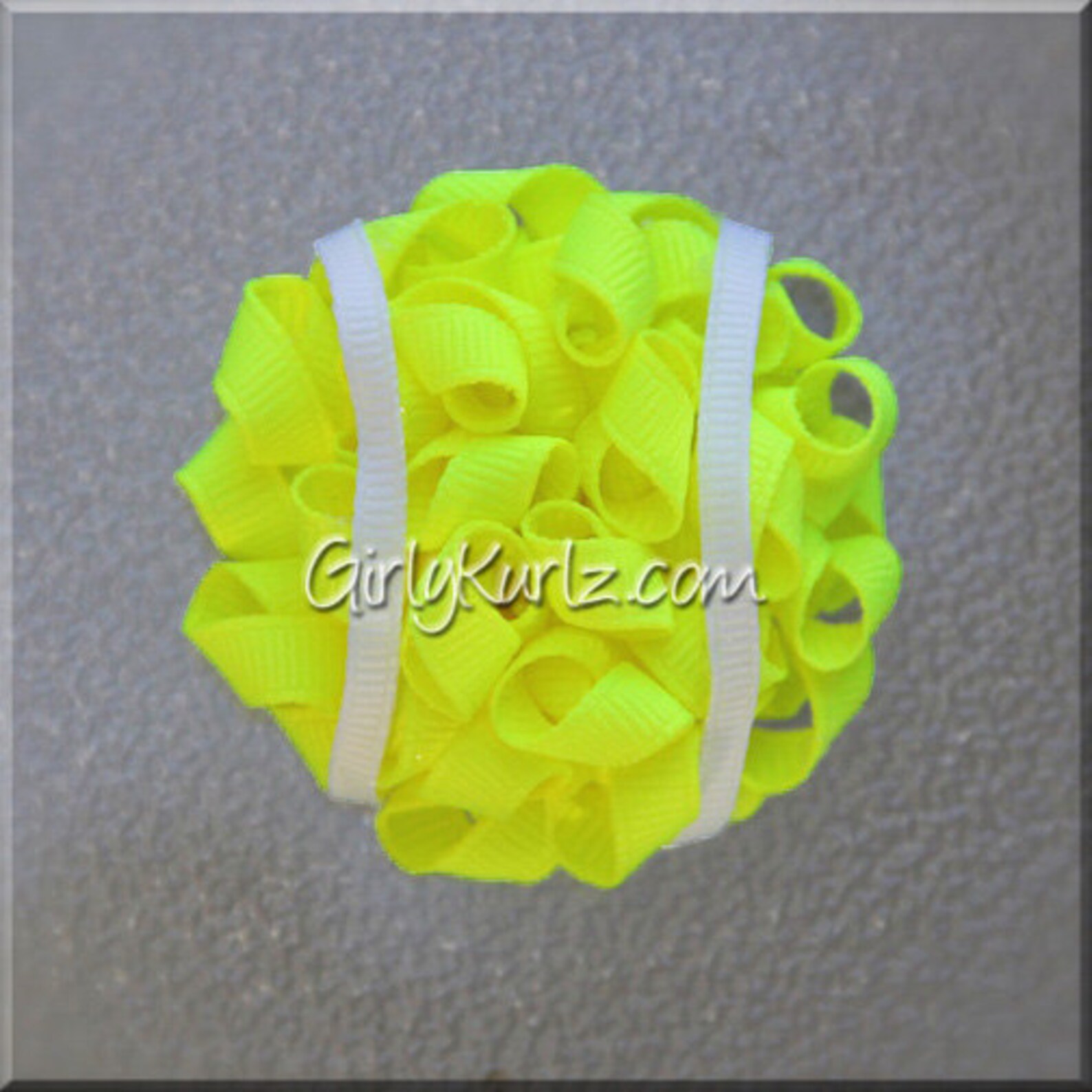 MINI Tennis Ball Hair Bow, Tennis Ball Bow, Olympic Hair Bow, Tennis ...