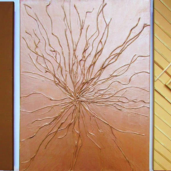 Nature Inspired Art Textured, Organic Art on Canvas. Grabbed by Nature ...