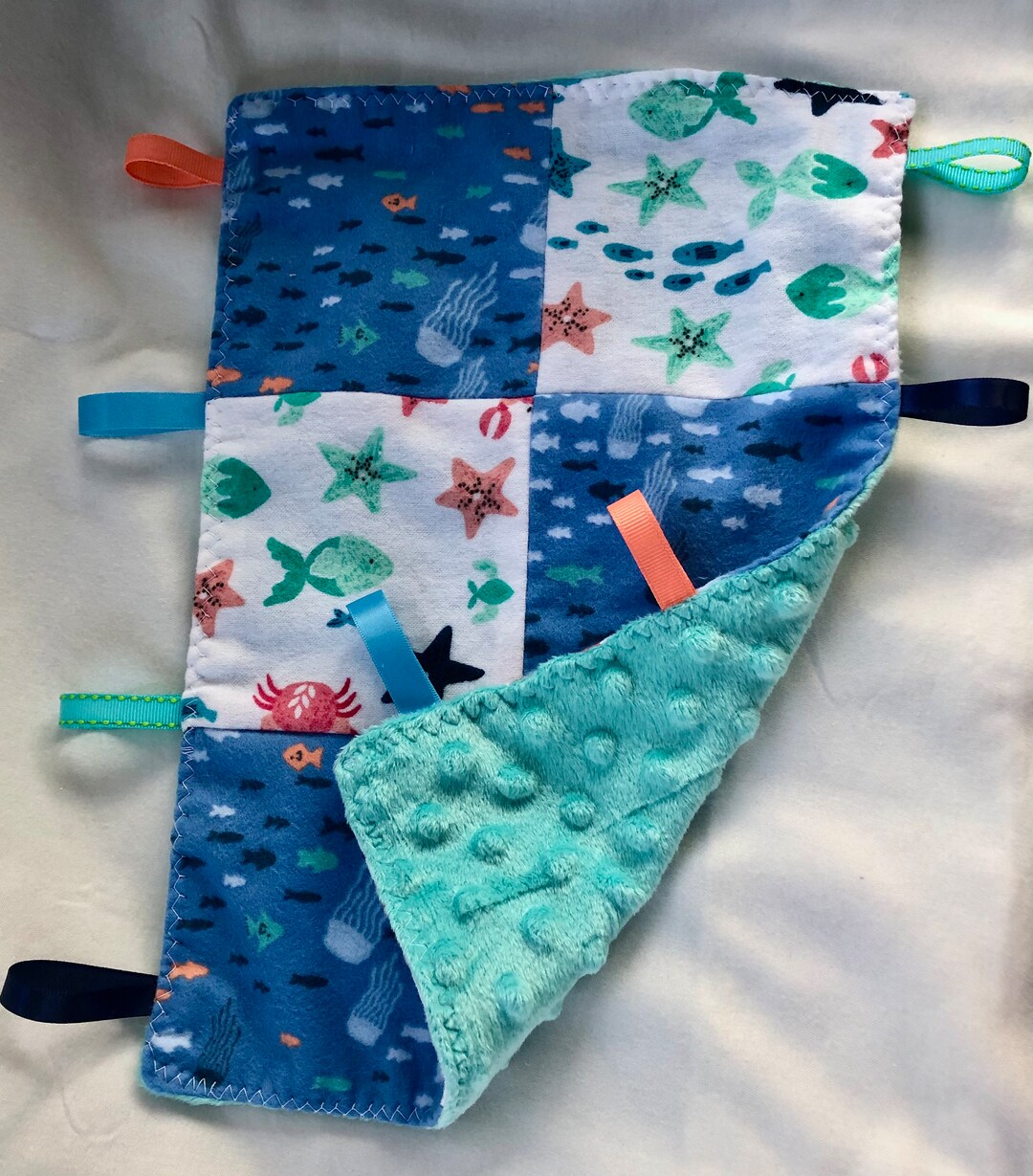 Custom Baby Ribbon Blanket - Etsy