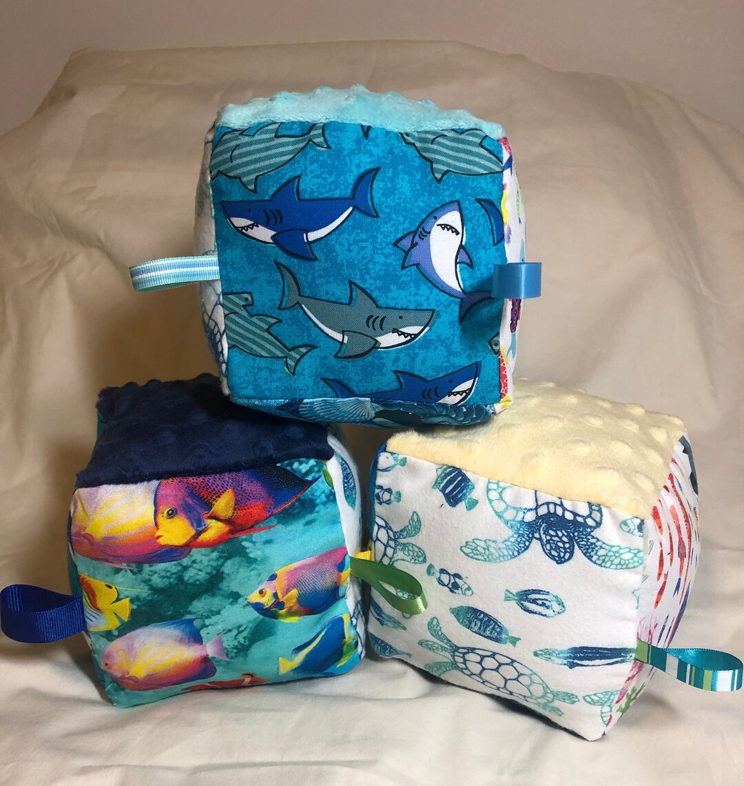 Ocean Under the Sea Soft Baby Blocks - Etsy