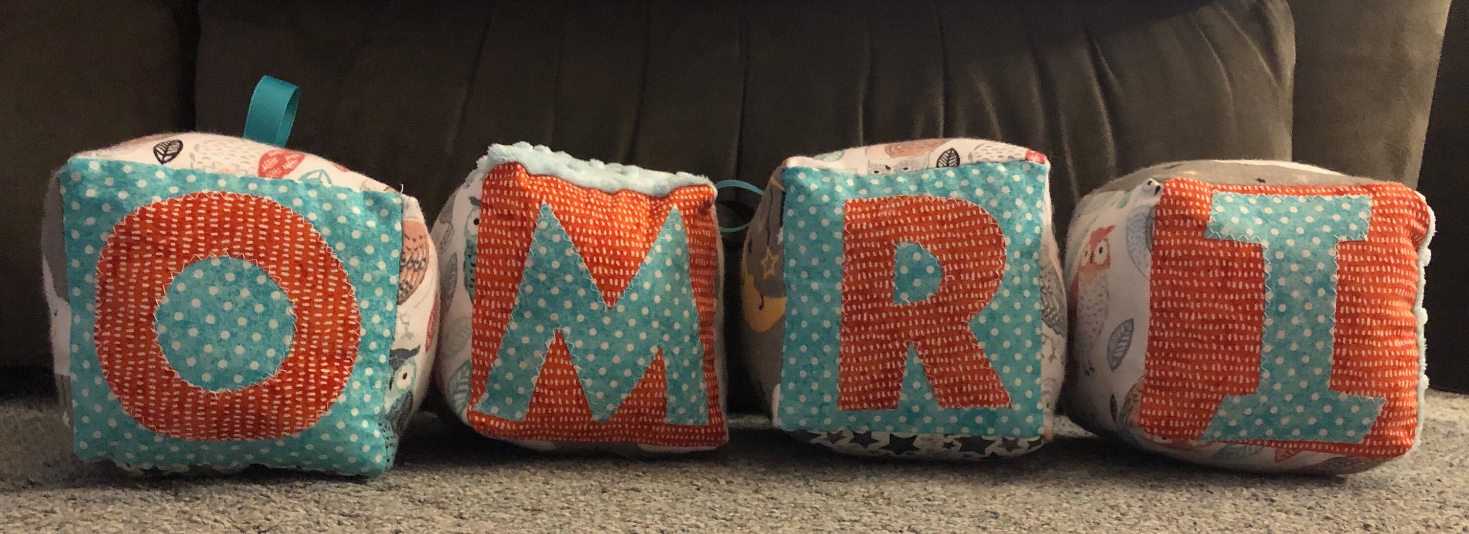 Custom Soft Blocks With Baby's Name - Etsy