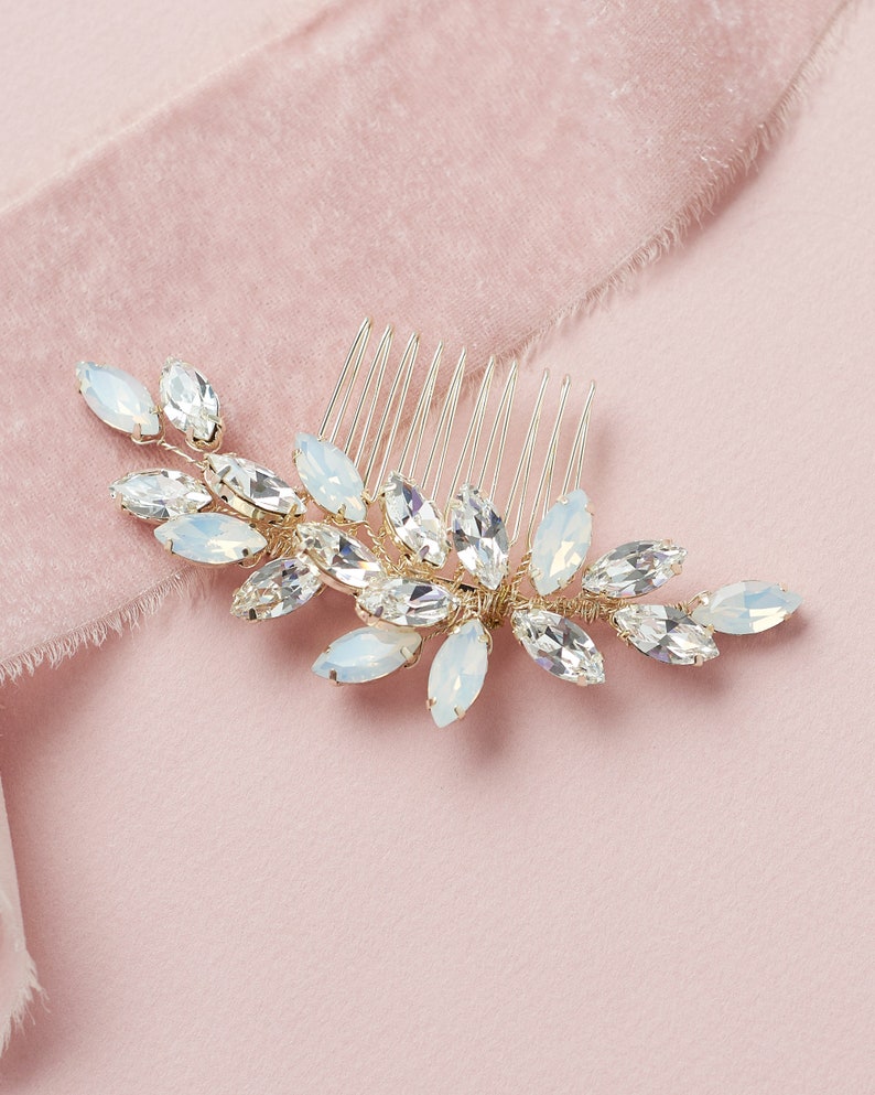 Crystal Bridal Comb Crystal Wedding Comb Crystal Hair Comb | Etsy