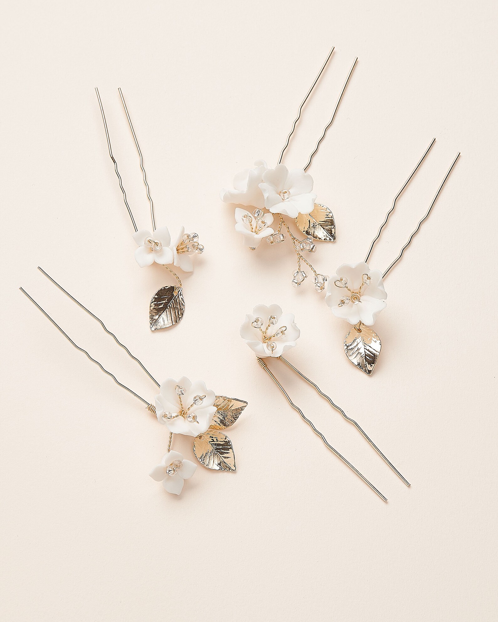 Floral Bridal Hair Pin Flower Wedding Hair Pin Rhinestone - Etsy