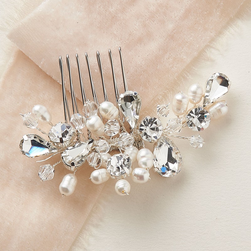 Pearl Hair Comb - Etsy