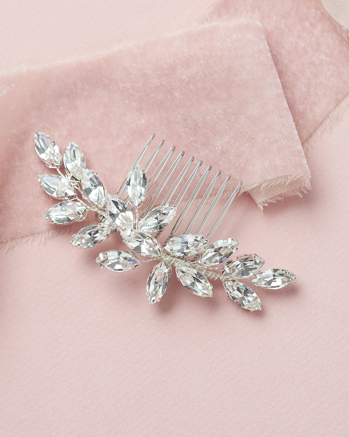 Crystal Bridal Comb Crystal Wedding Comb Crystal Hair Comb - Etsy
