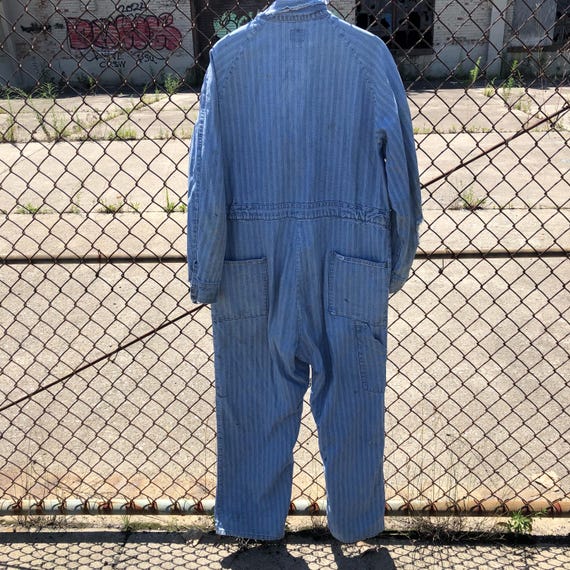 1960s Lee Union all coveralls in herringbone - Gem