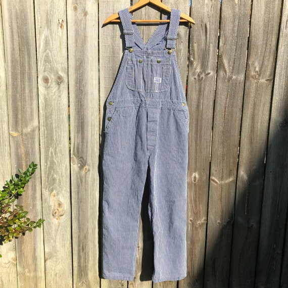 Vintage Big Smith hickory striped overalls 34 waist - Gem