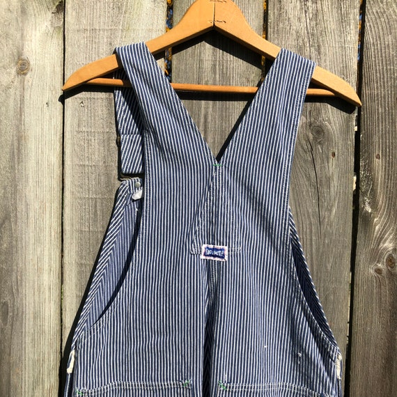 Vintage Big Smith hickory striped overalls 34 waist - Gem