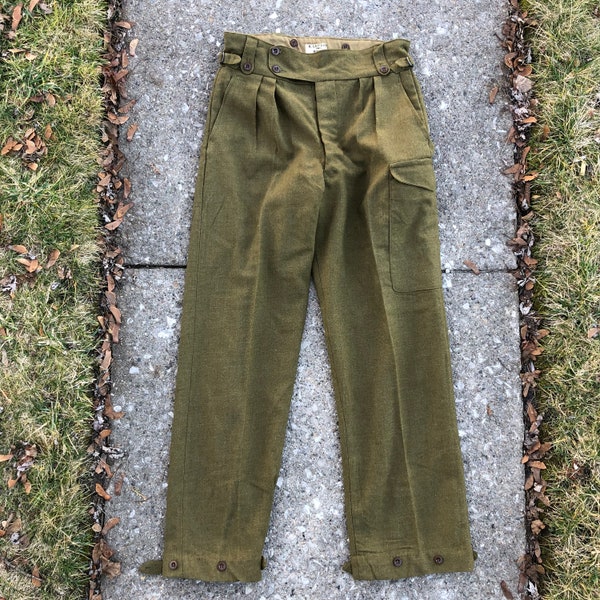 Wool Army Pants - Etsy