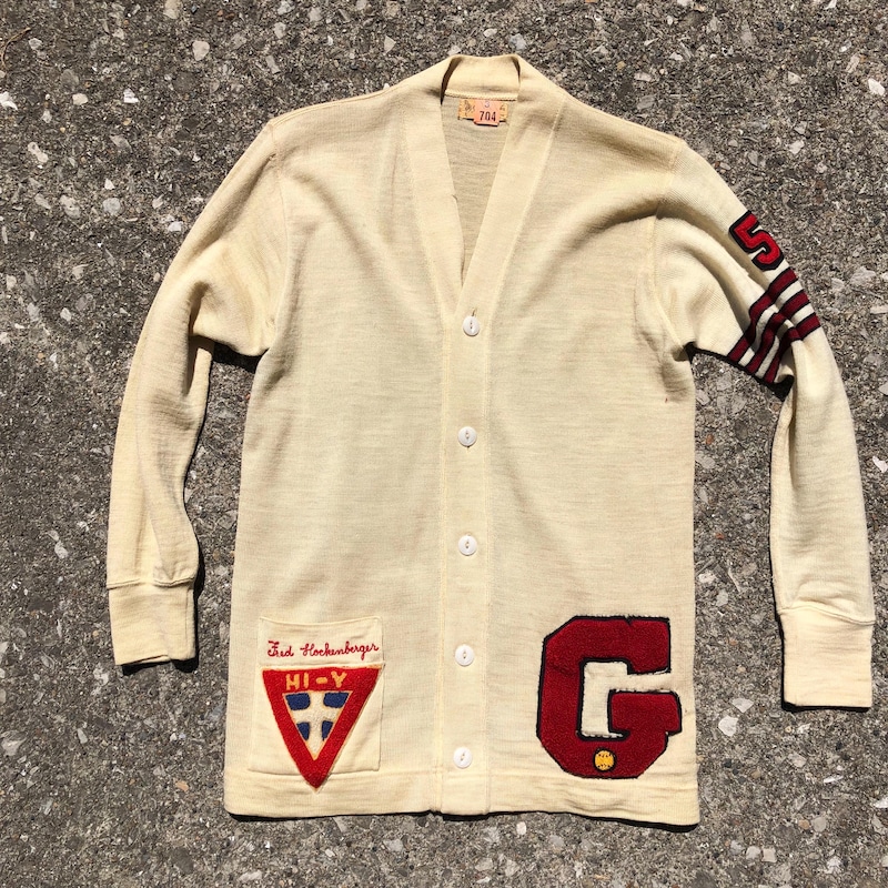 Letterman Sweater - Etsy