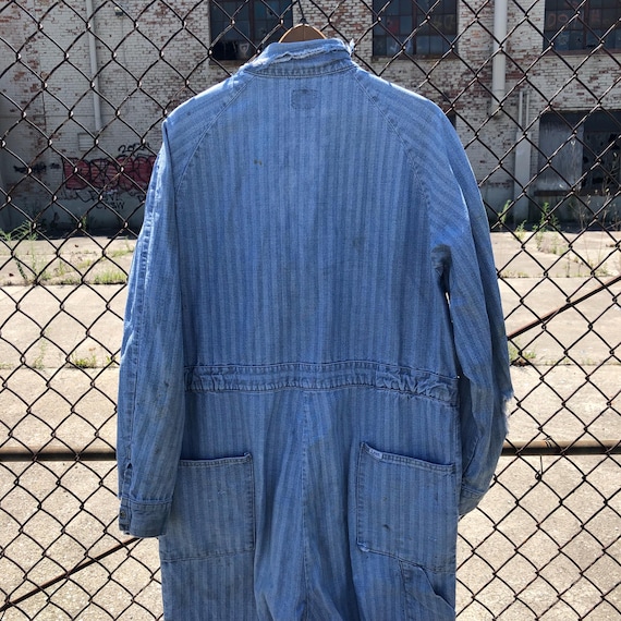1960s Lee Union all coveralls in herringbone - Gem