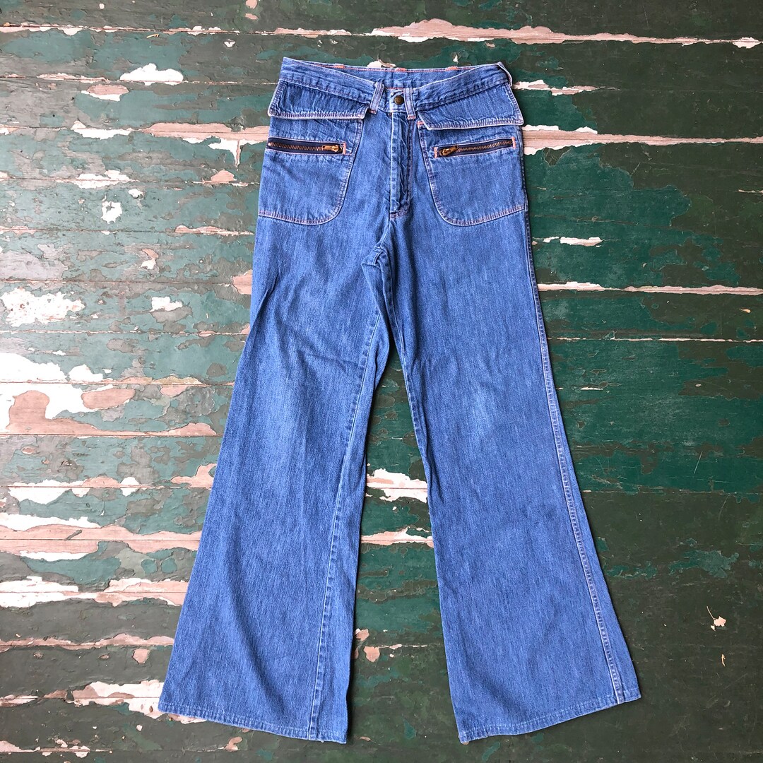 Vintage 1970s Tobias Bell Bottom Jeans With Nice Pockets - Etsy