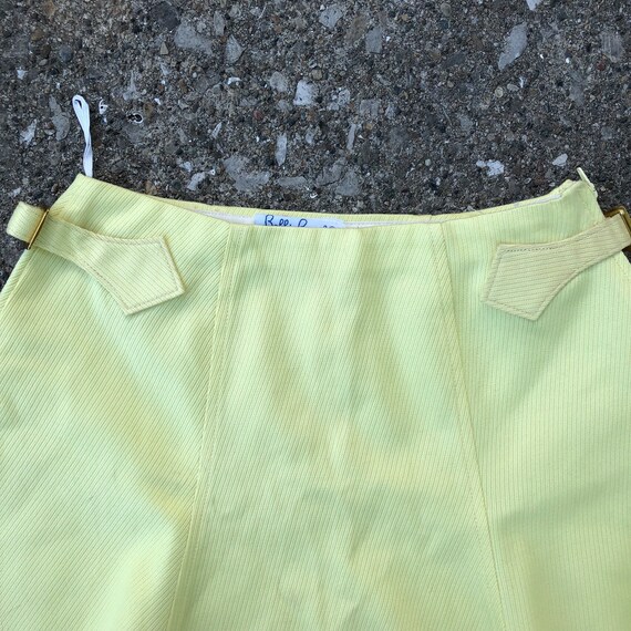 1960s Bobbie Brooks yellow mini GO-GO skirt - Gem