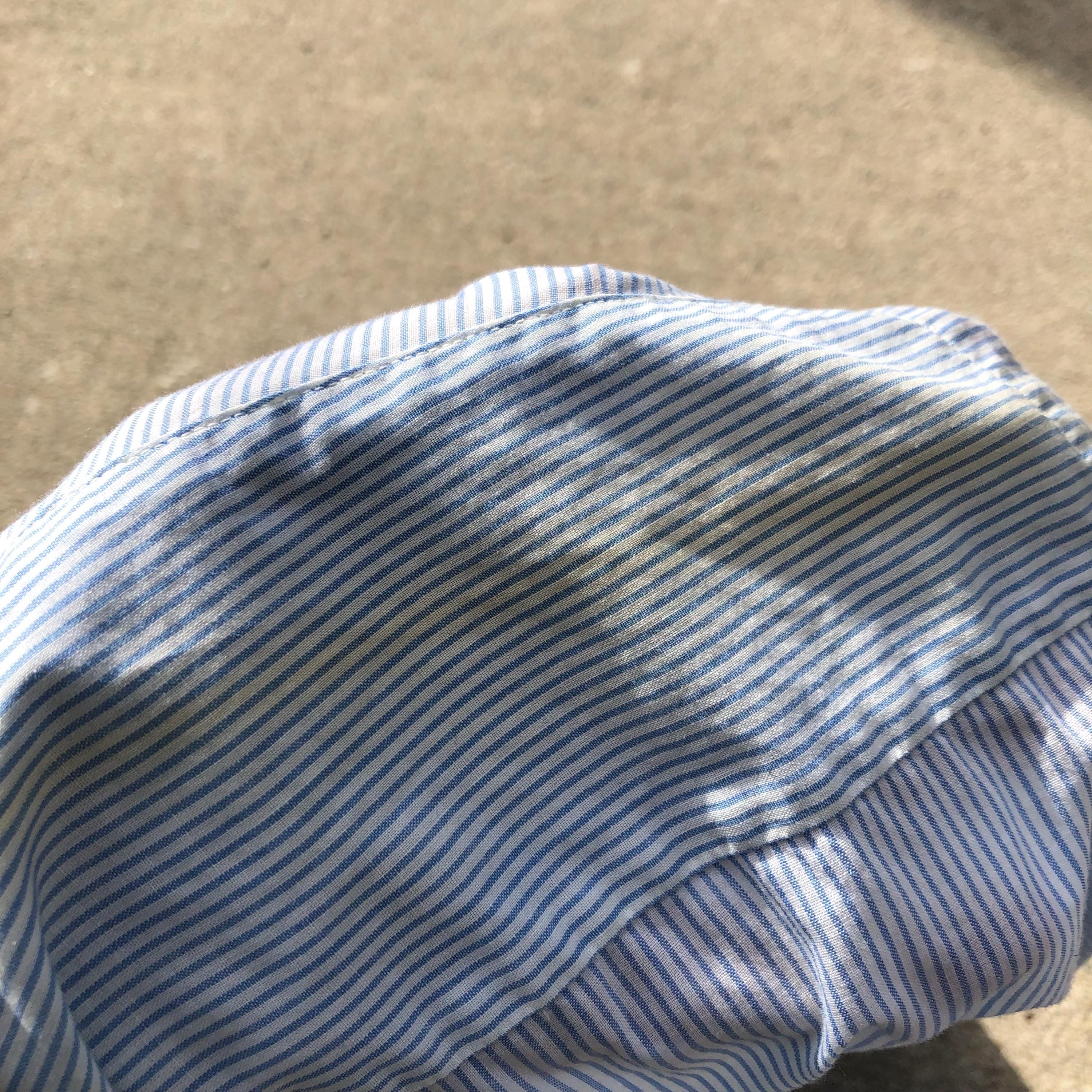 1950s Vintage Arrow Pima Cotton Sanforized Striped Short Sleeve Button ...