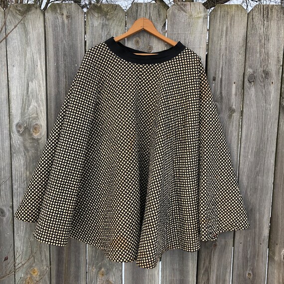 1960s Loomtogs quilted grid cape - Gem