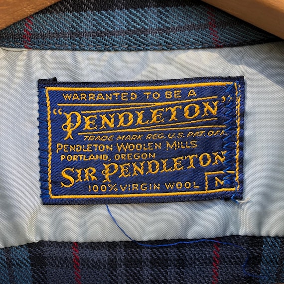 Vintage late 50s/early 60s Pendleton loop collar plai… - Gem