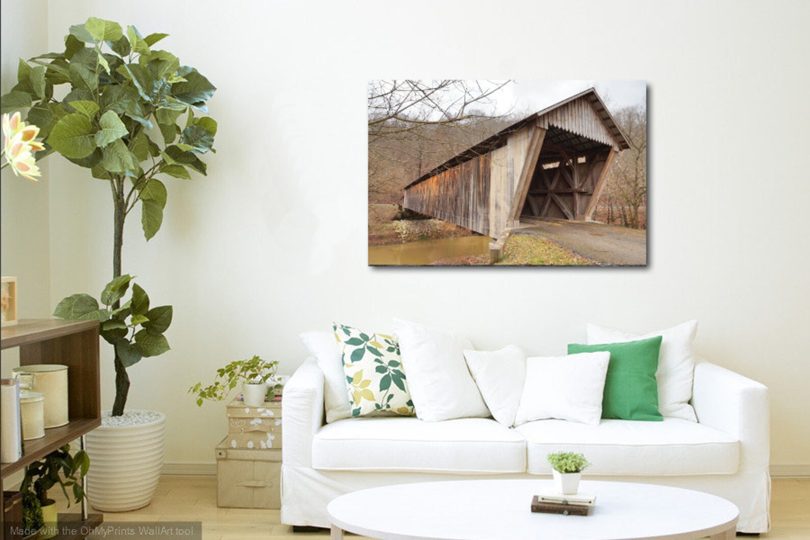 Photograph of the Bennett's Mill Covered Bridge Greenup, Kentucky ...