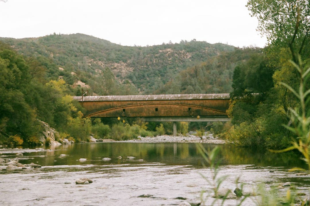 Photograph of Bridgeport Covered Bridge in Penn Valley, CA - Color - Etsy