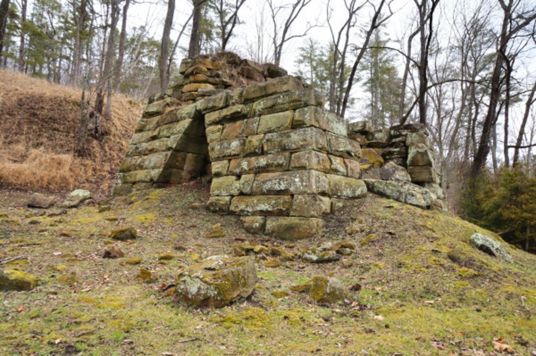 Photograph of the Buffalo Furnace at Greenbo State Park Greenup ...