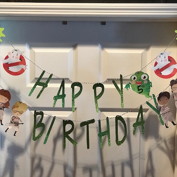 Ghostbusters Birthday Banner - Etsy