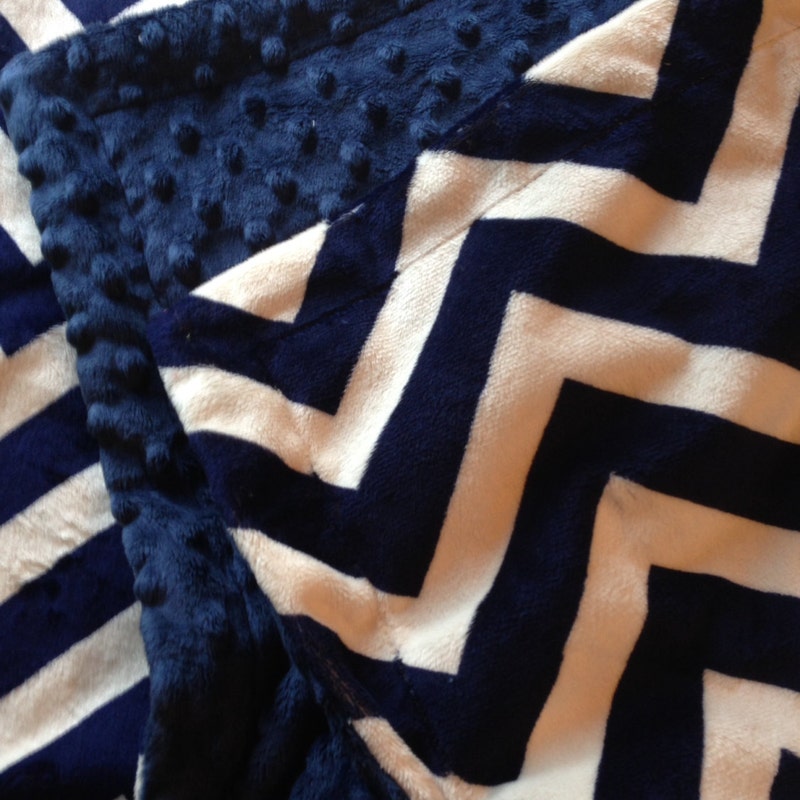 Navy Chevron - Etsy