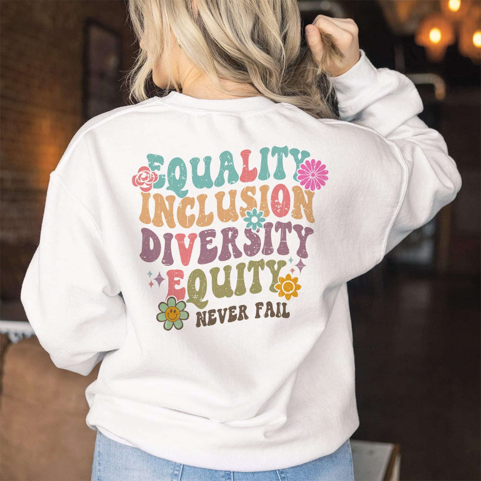 Equality Inclusion Diversity Equity Never Fail Equality - Etsy