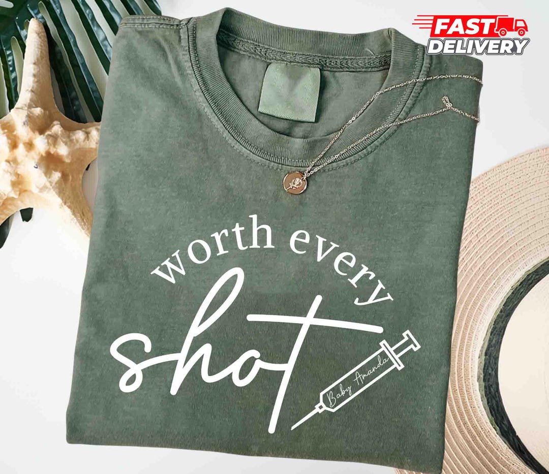 Custom Worth Every Shot IVF Baby 100% Cotton Unisex Shirt - Etsy
