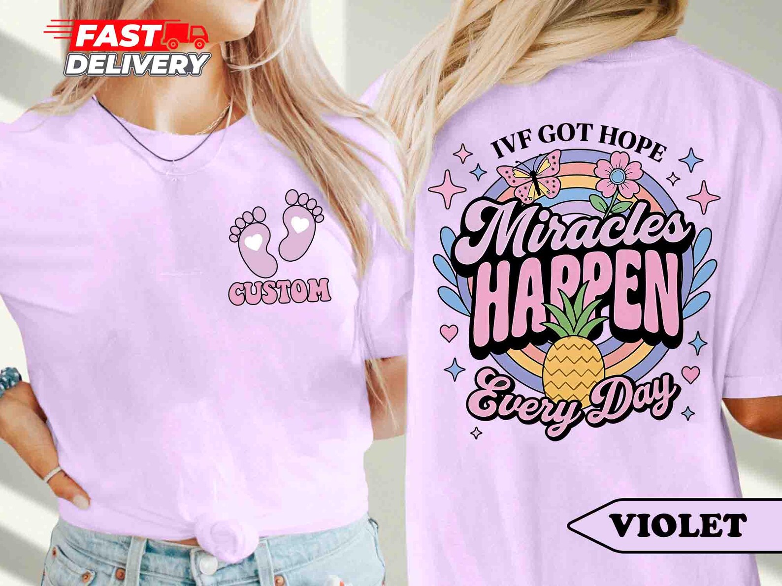 Custom IVF Strong Shirt: Personalized Transfer Day Sweatshirt, IUI Gift ...