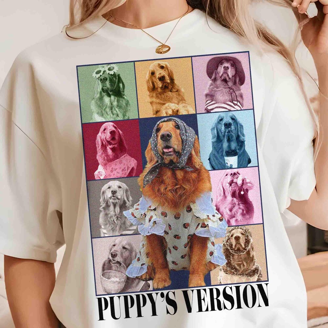Custom Dog's Tour Shirt, Custom Pet Shirt, Personalized Pet Bootleg ...