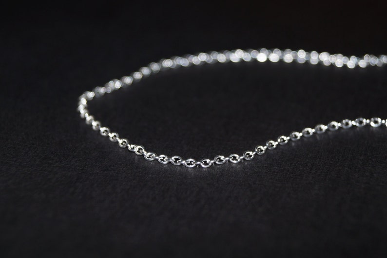 Sterling Silver Chain 14 inch necklace Solid Sterling | Etsy