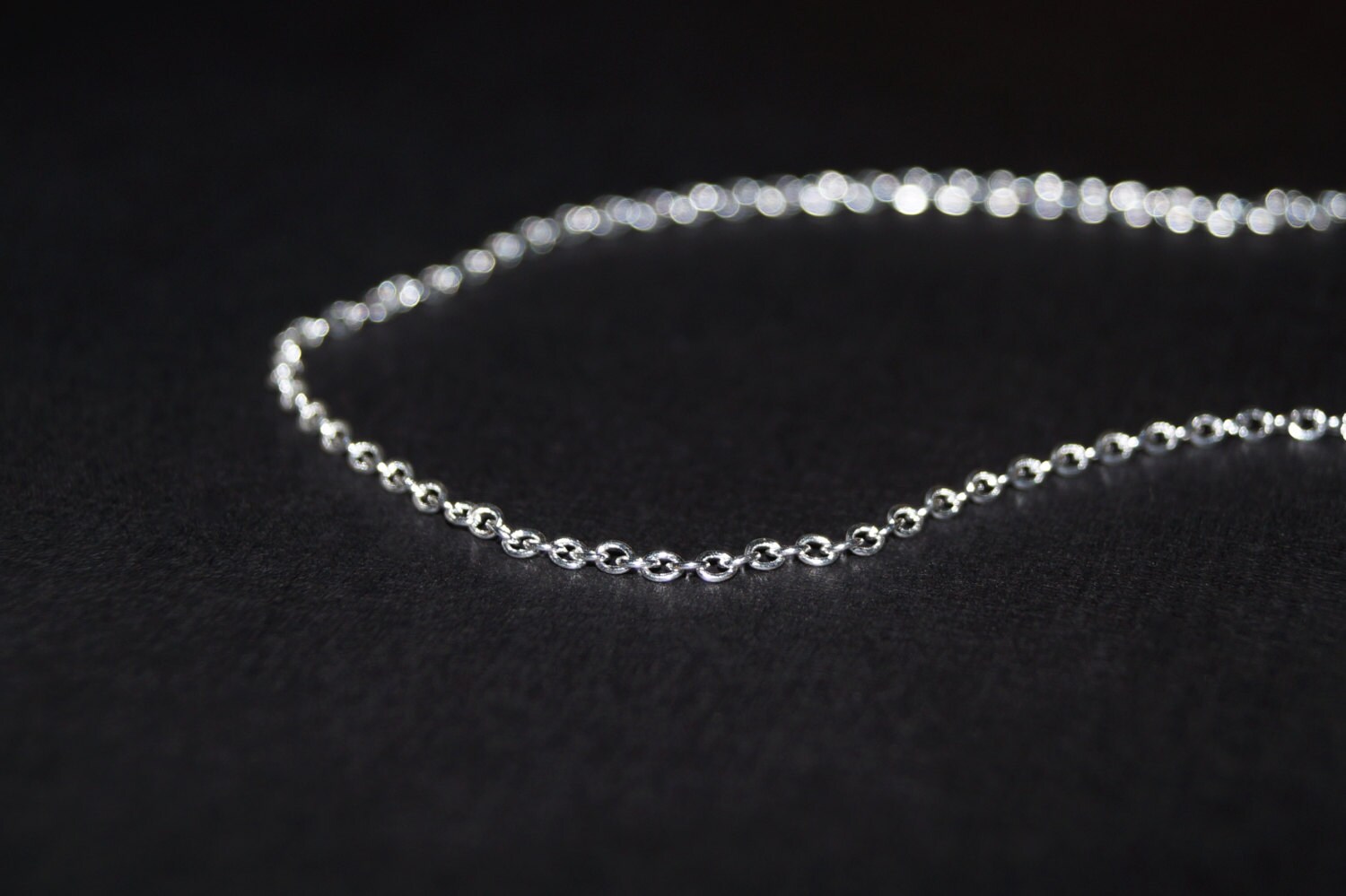 Sterling Silver Chain 30 Inch Necklace Solid Sterling | Etsy