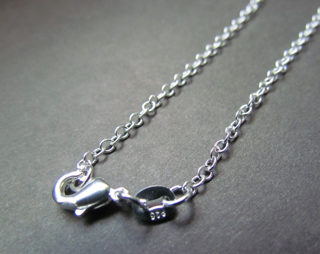 Sterling Silver Chain 30 Inch Necklace Sterling Silver - Etsy