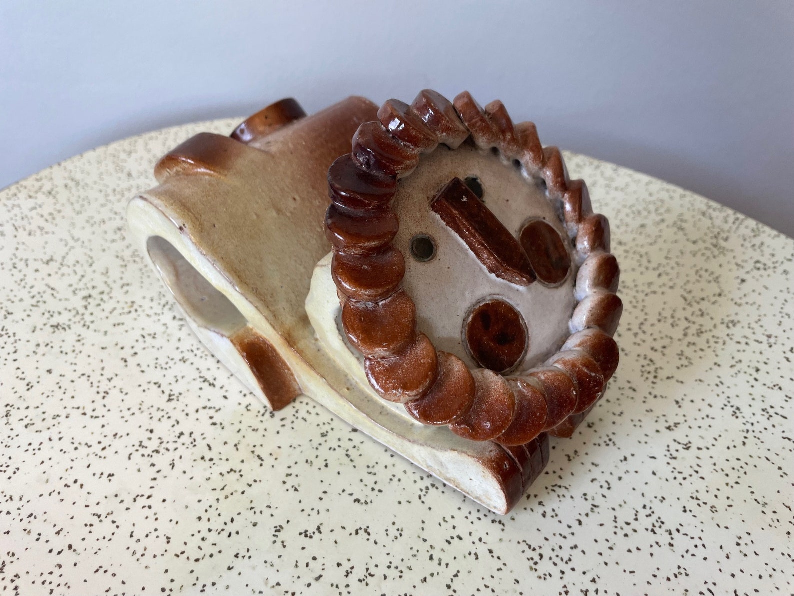 Lion Ceramic Sculpture Elisa Mid Century Pottery Spain Hand Built ...