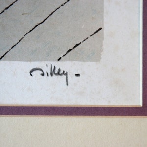 Ramon Dilley Deauville Beach Portrait Original Signed Lithograph With ...