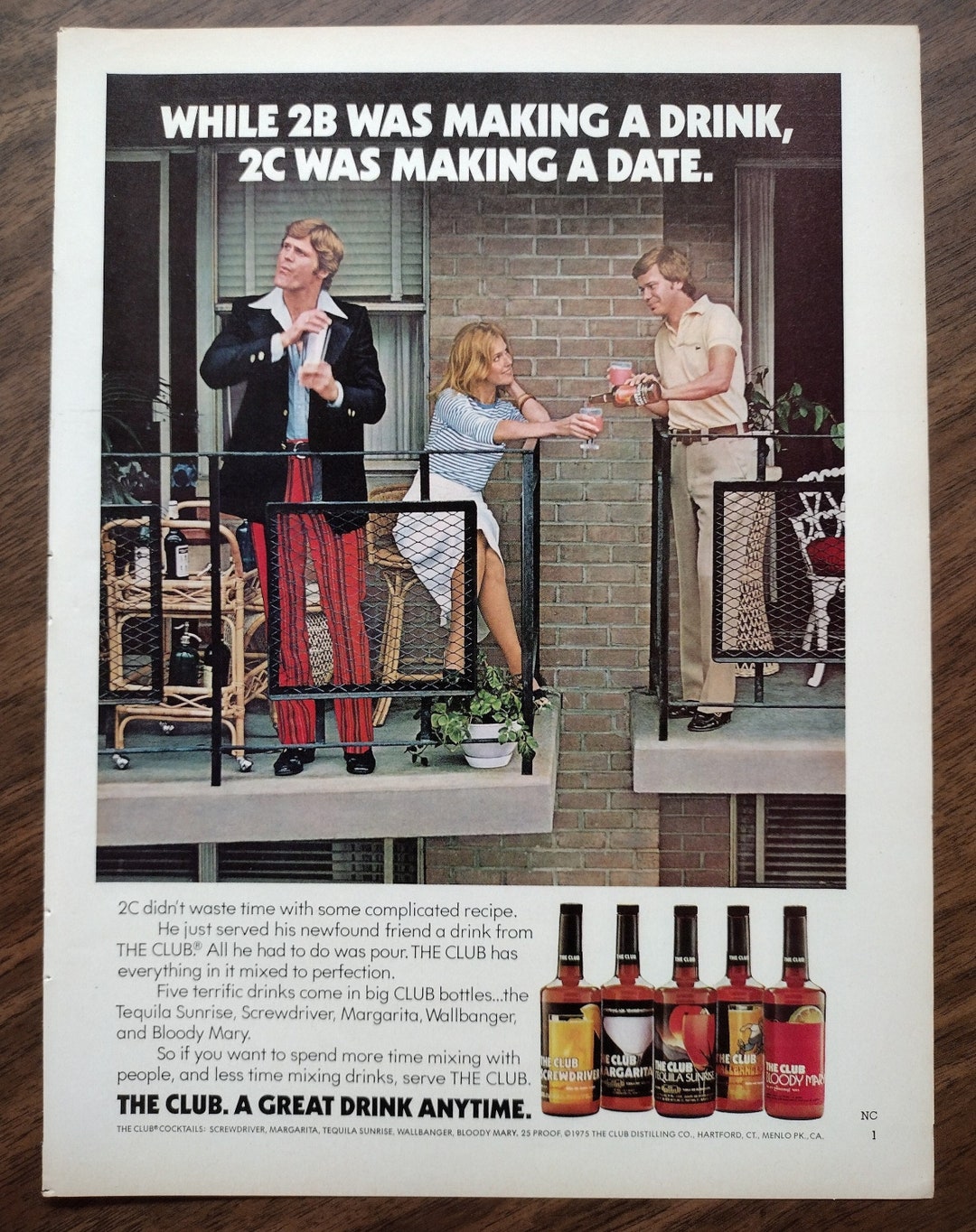 1970s the Club Original Magazine Advertisement - Etsy