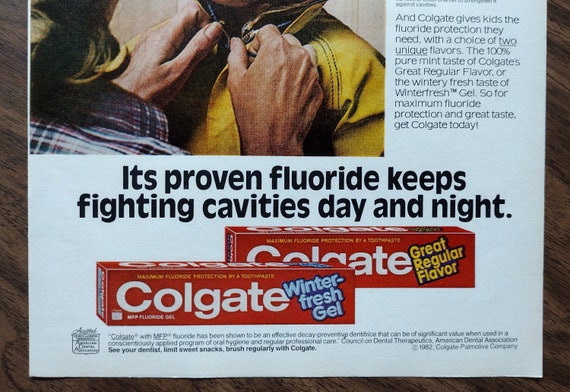 Magazine Advertisement Toothpaste