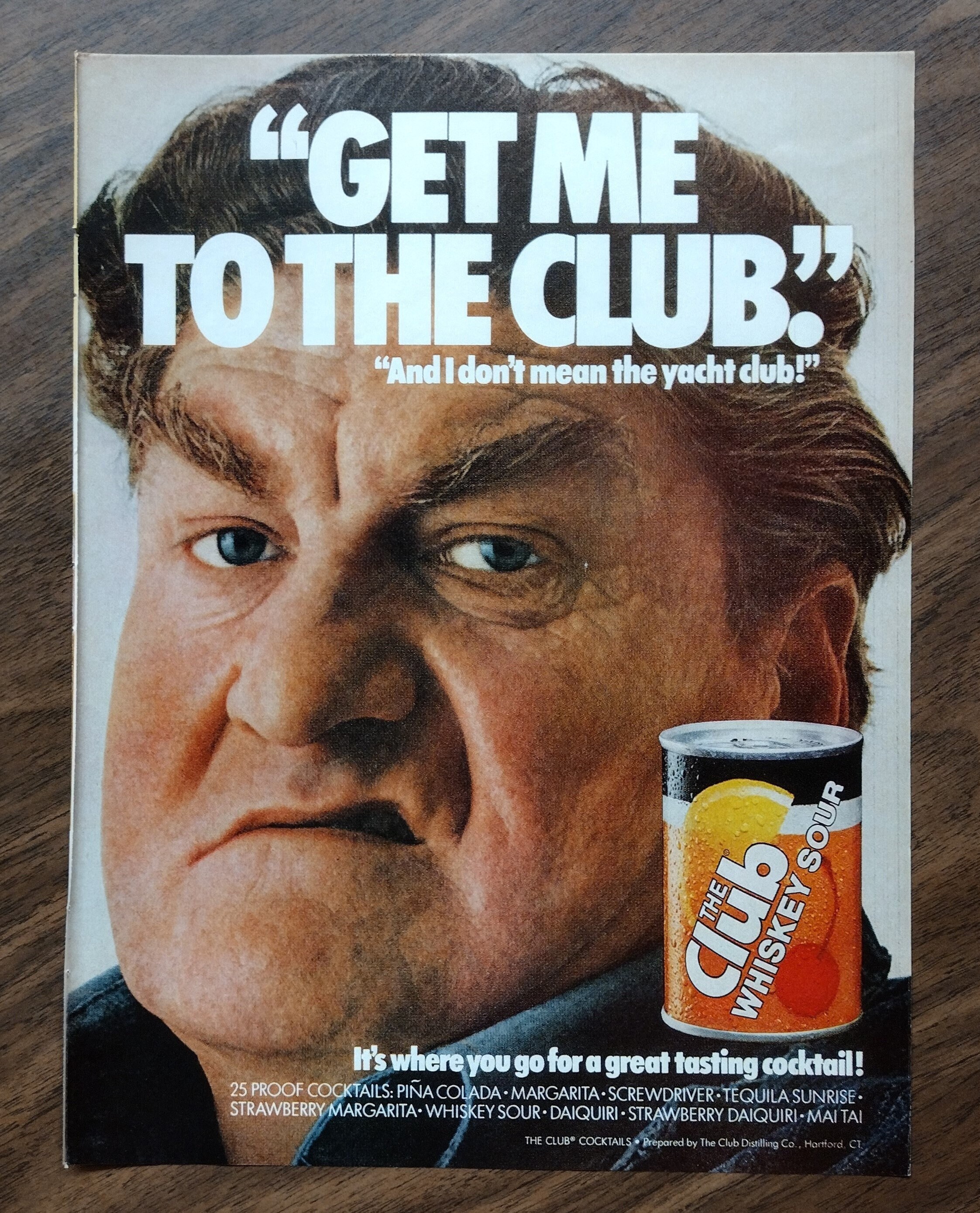 1980s the Club Cocktails Original Magazine Advertisement - Etsy