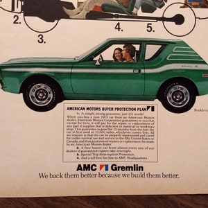 1970s Gremlin Original Magazine Advertisement - Etsy