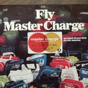 1970s Master Charge Original Magazine Advertisement - Etsy