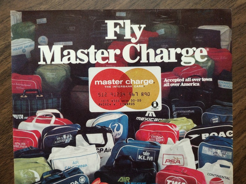 1970s Master Charge Original Magazine Advertisement - Etsy