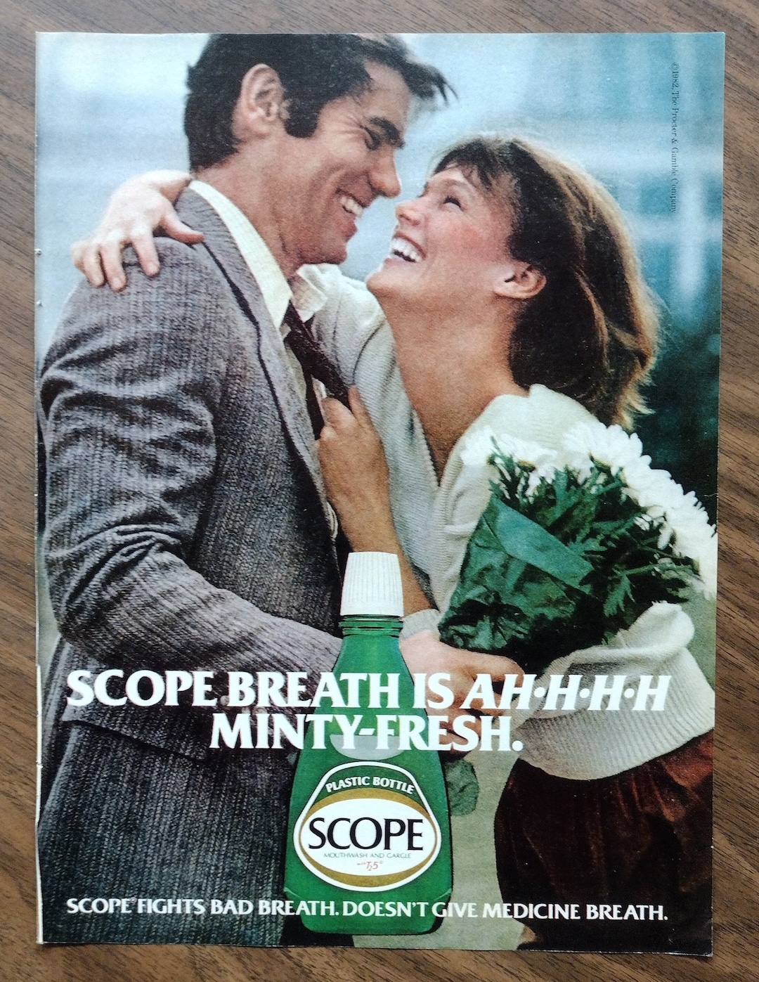 1980s Scope Mouthwash Original Magazine Advertisement - Etsy