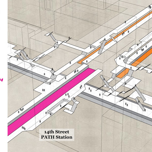 Path Train Map - Etsy