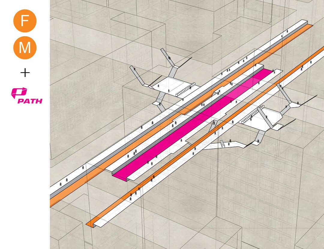 X-ray 23rd Street PATH Train + 23rd Street Subway Station Poster - Etsy