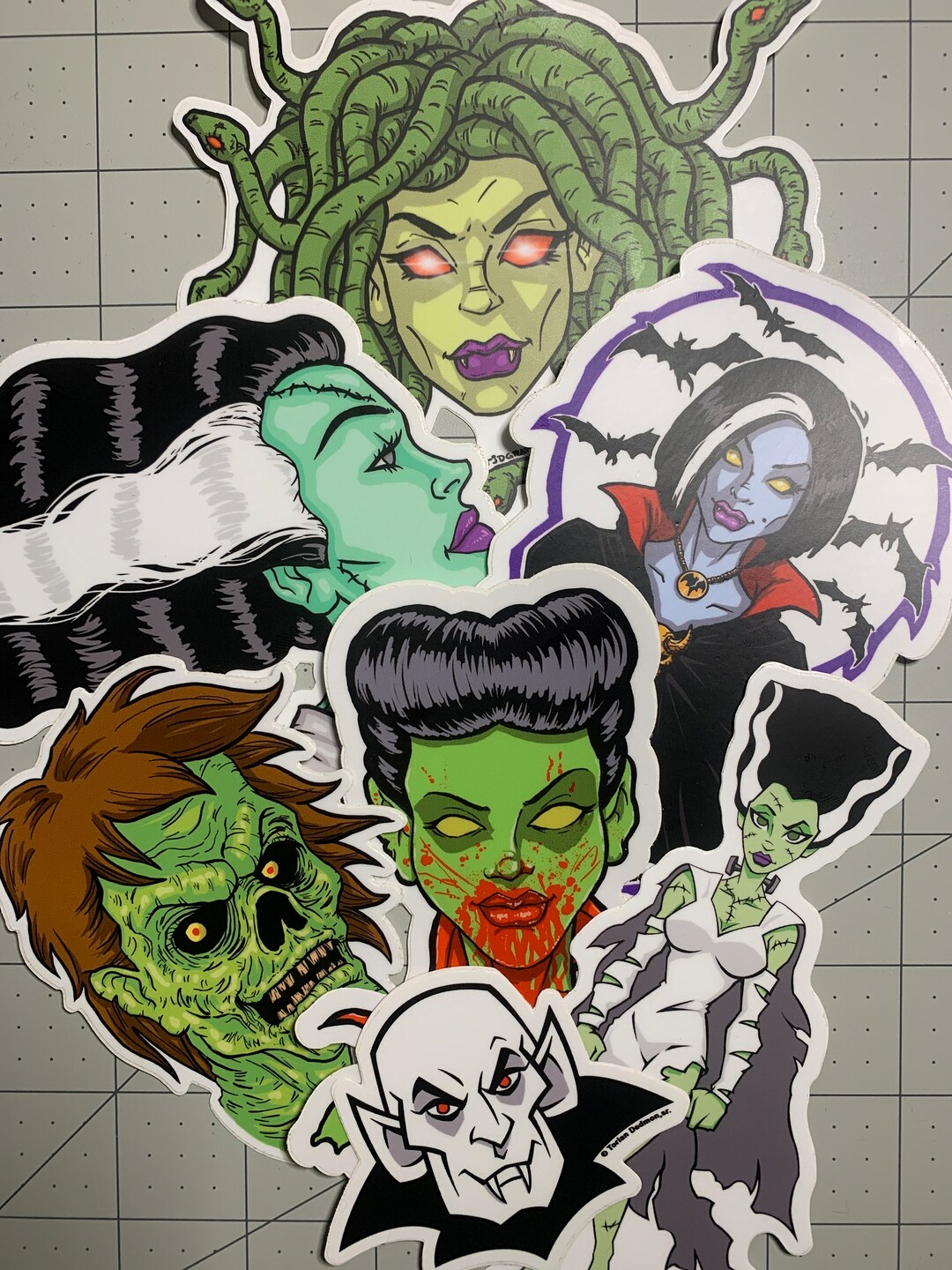 TJD Monster Sticker Pack - Etsy